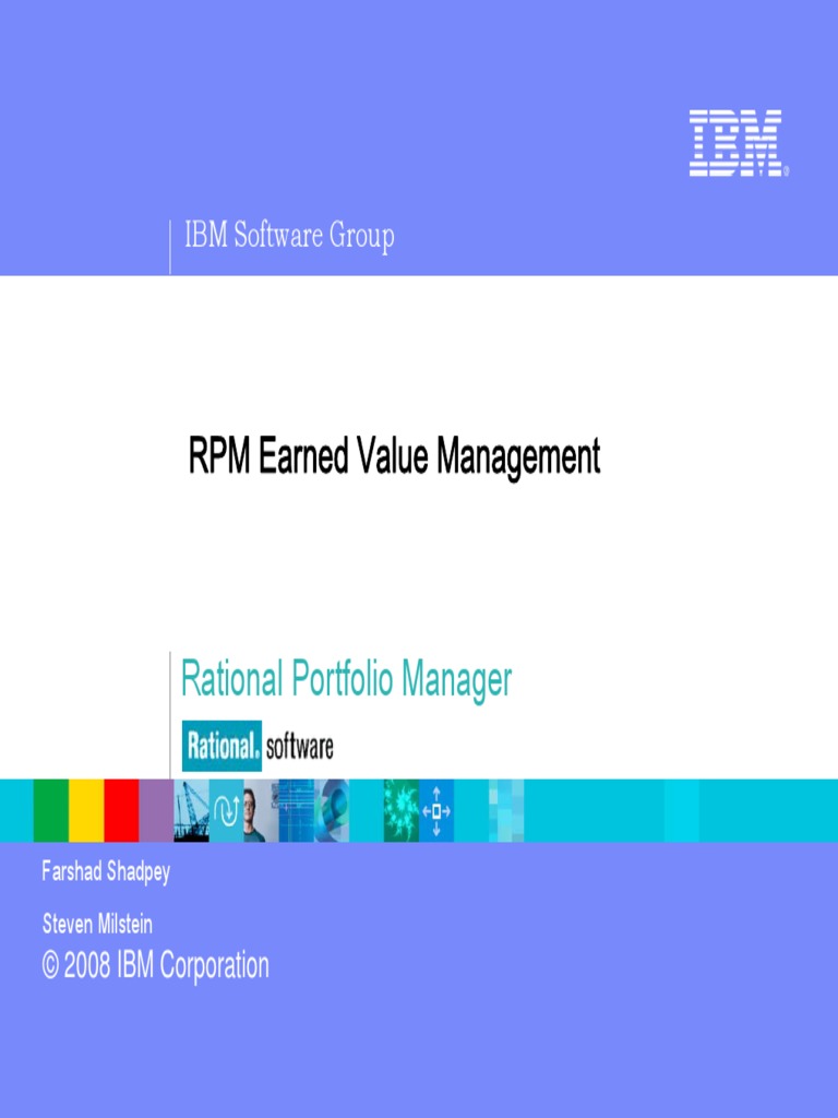 RPM Earned Value Management: Rational Portfolio Manager | PDF | Business