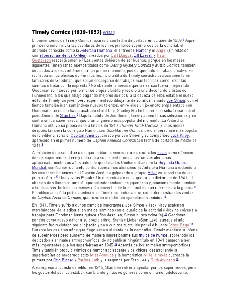 Marvel 2 | PDF | Comics Marvel | Compañías editoriales de cómics de los ...