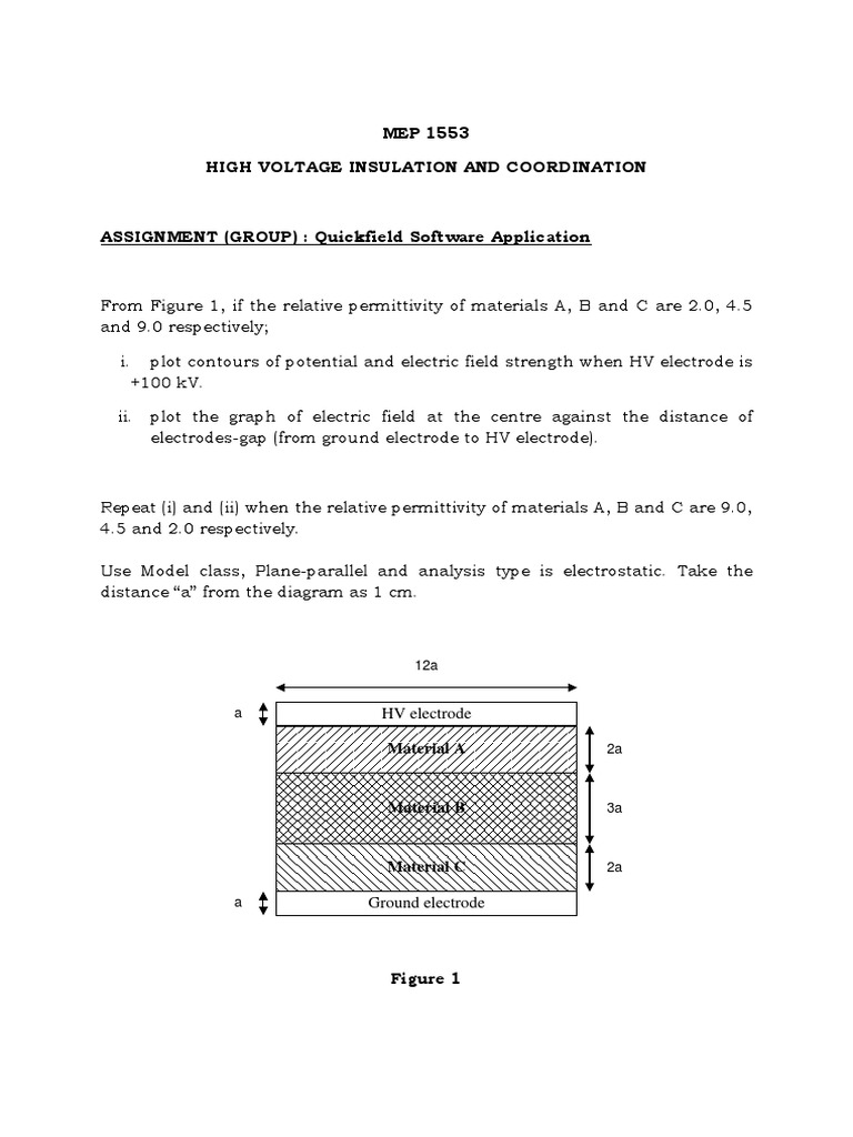 Quickfield Application for HV Insulation | PDF