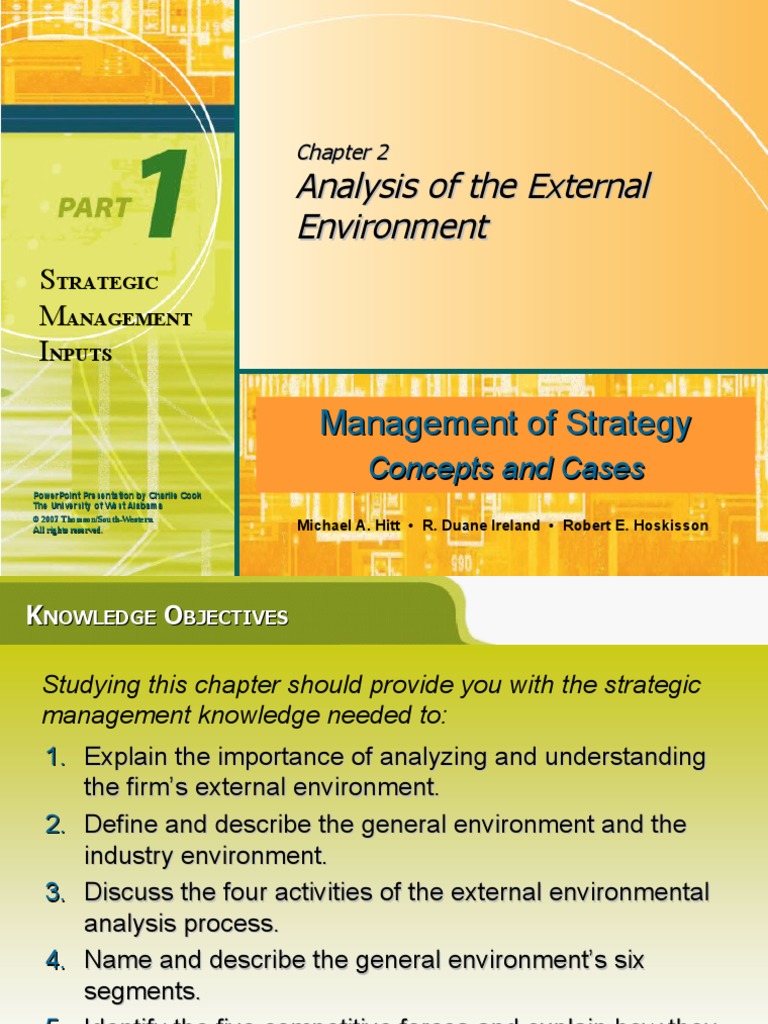 Analysis of The External Environment | PDF | Business | Competition