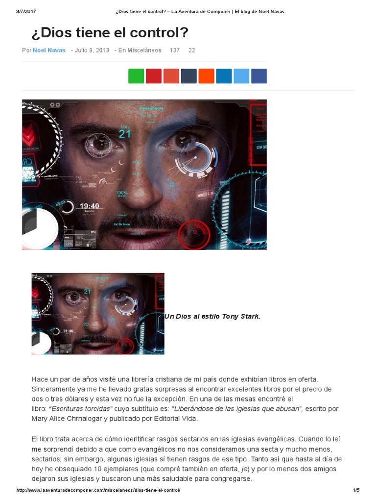 Dios Tiene El Control | PDF | Libre albedrío | Oración