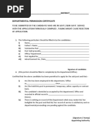 SPSC NOC Form | PDF