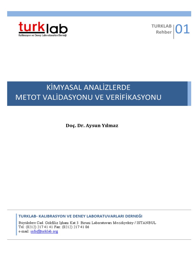 TURKLAB Rehber 01 Rev.2 | PDF