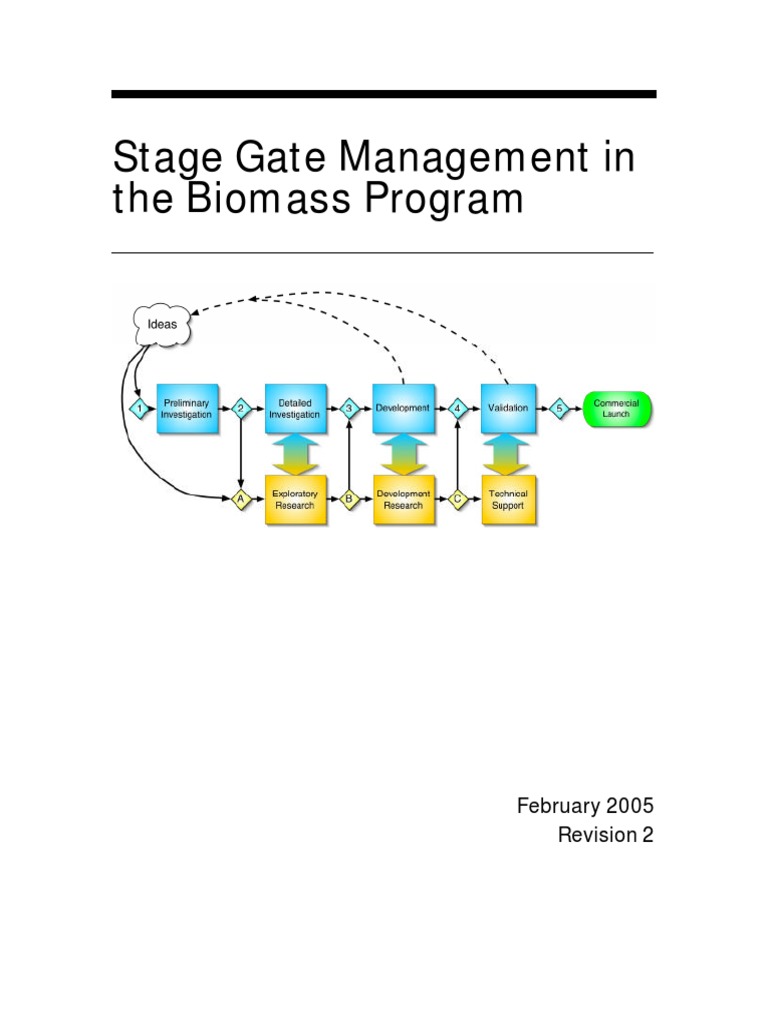Stage Gate Management Guide | PDF | Feasibility Study | New Product ...
