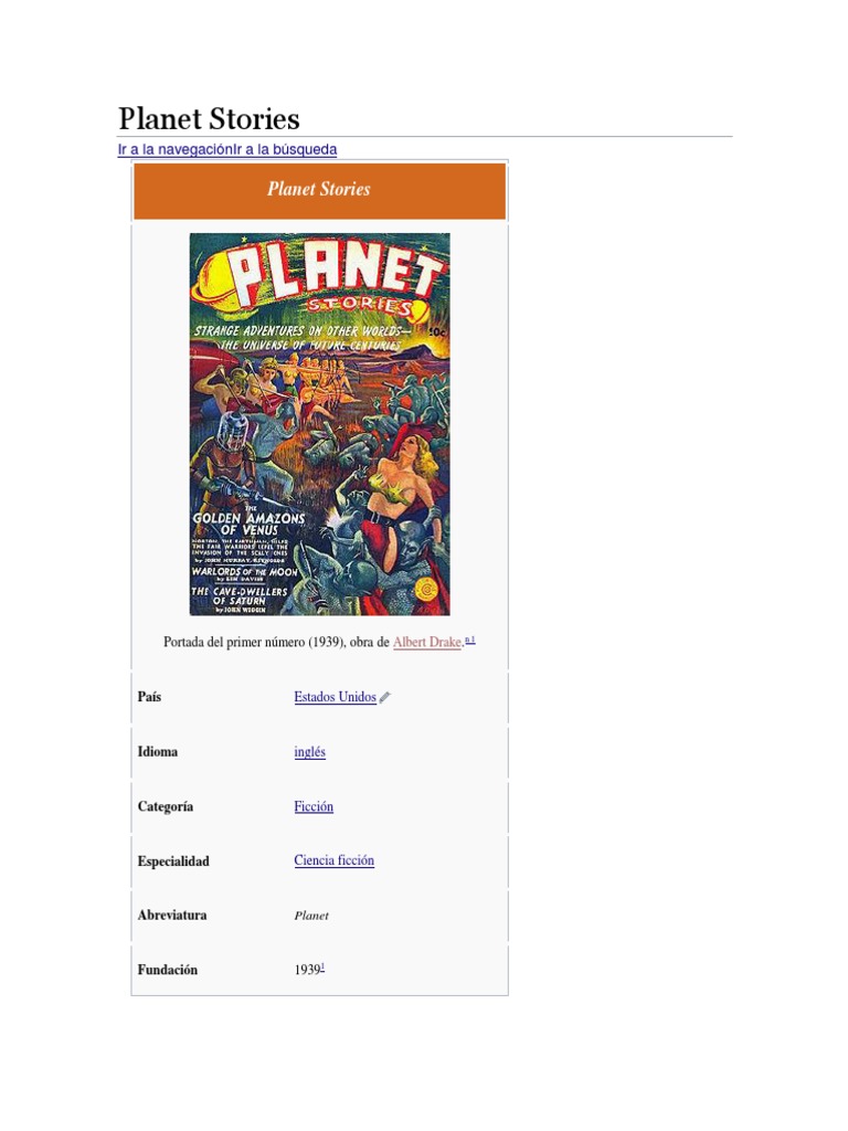 Planet Stories Pdf Ray Bradbury Ciencia Ficción