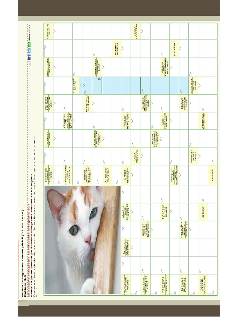 Integrame de Printat Nivel Mediu PDF | PDF