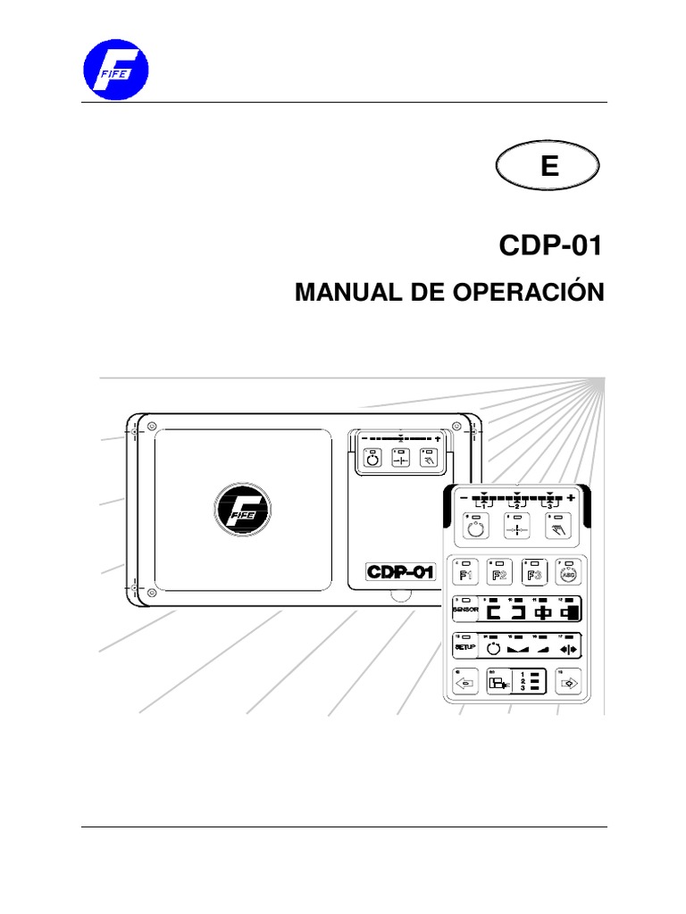 Manual Operacion CDP-01 Alineador FIFE | Diodo emisor de luz | Enchufes y tomas de corriente ...