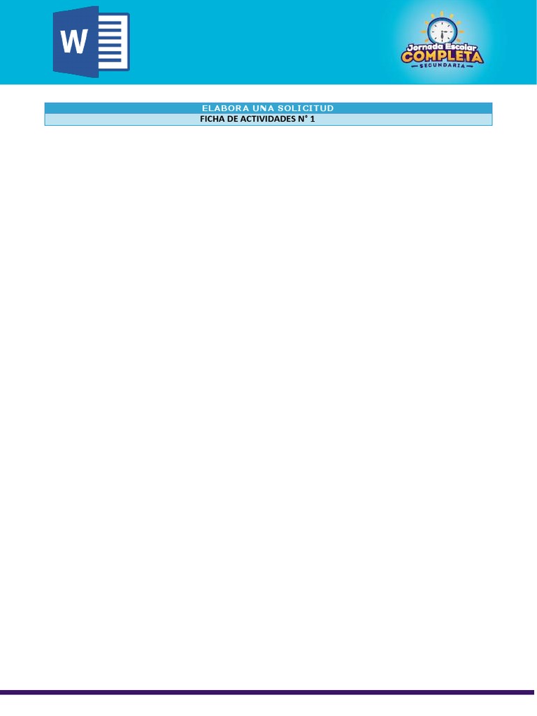 Ept1 U1 s2 Ficha de Actividad 1 | PDF