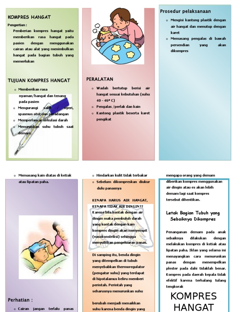 Leaflet Kompres Hangat | PDF