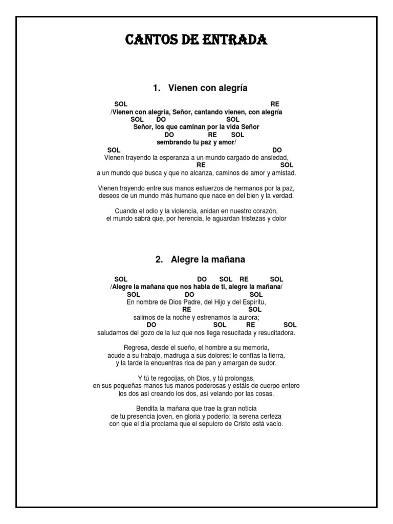 Libro de Cantos | PDF | Cristo (título) | eucaristía