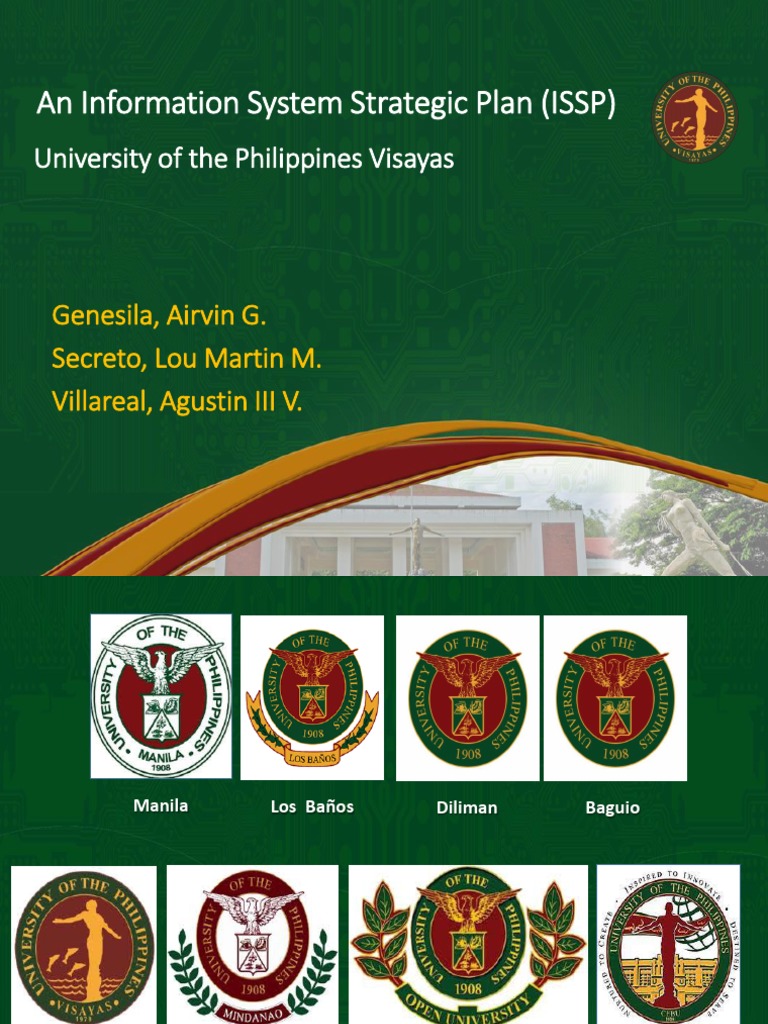 An Information System Strategic Plan (ISSP) : University of The ...