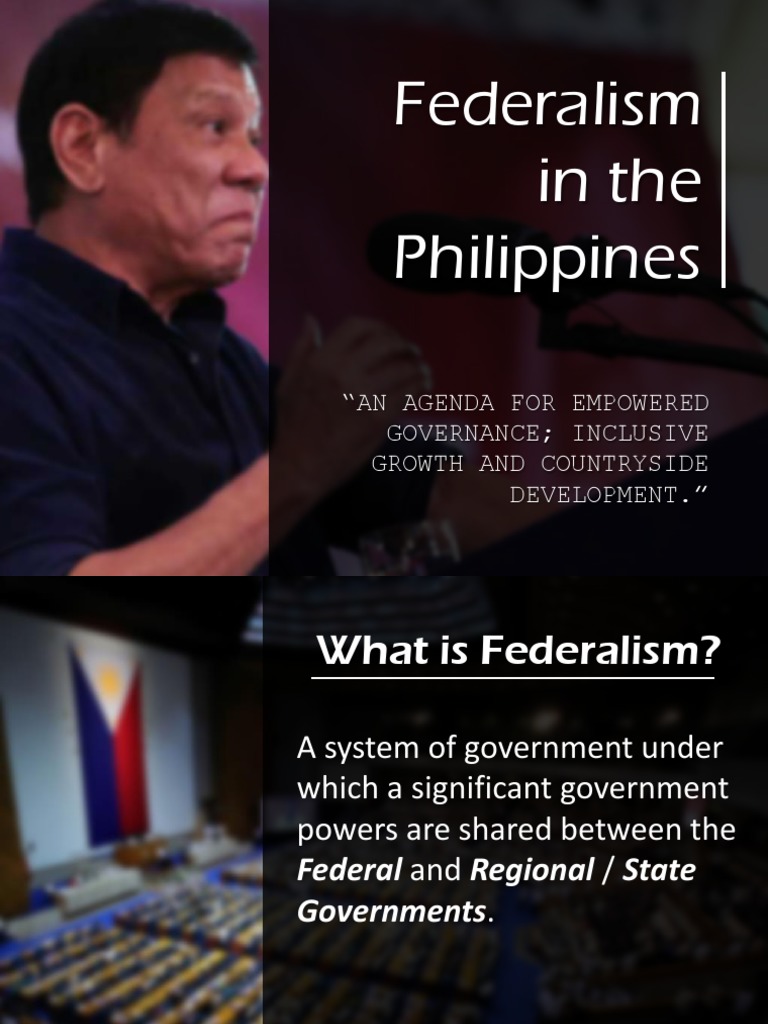 Federalism in the Philippines: Pros and Cons | PDF | Federalism | Local ...