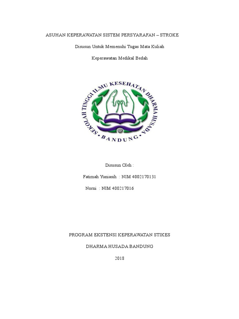 Makalah KMB Stroke | PDF | Sains & Matematika