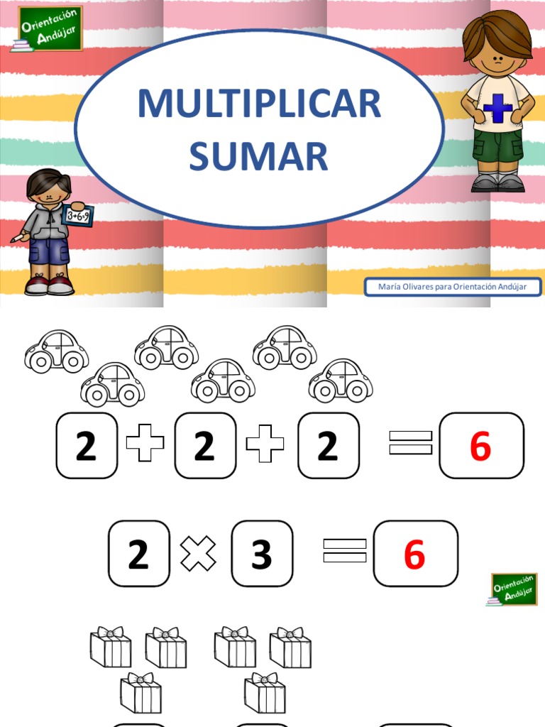 Cuaderno de Actividades Sumar Multiplicar | PDF
