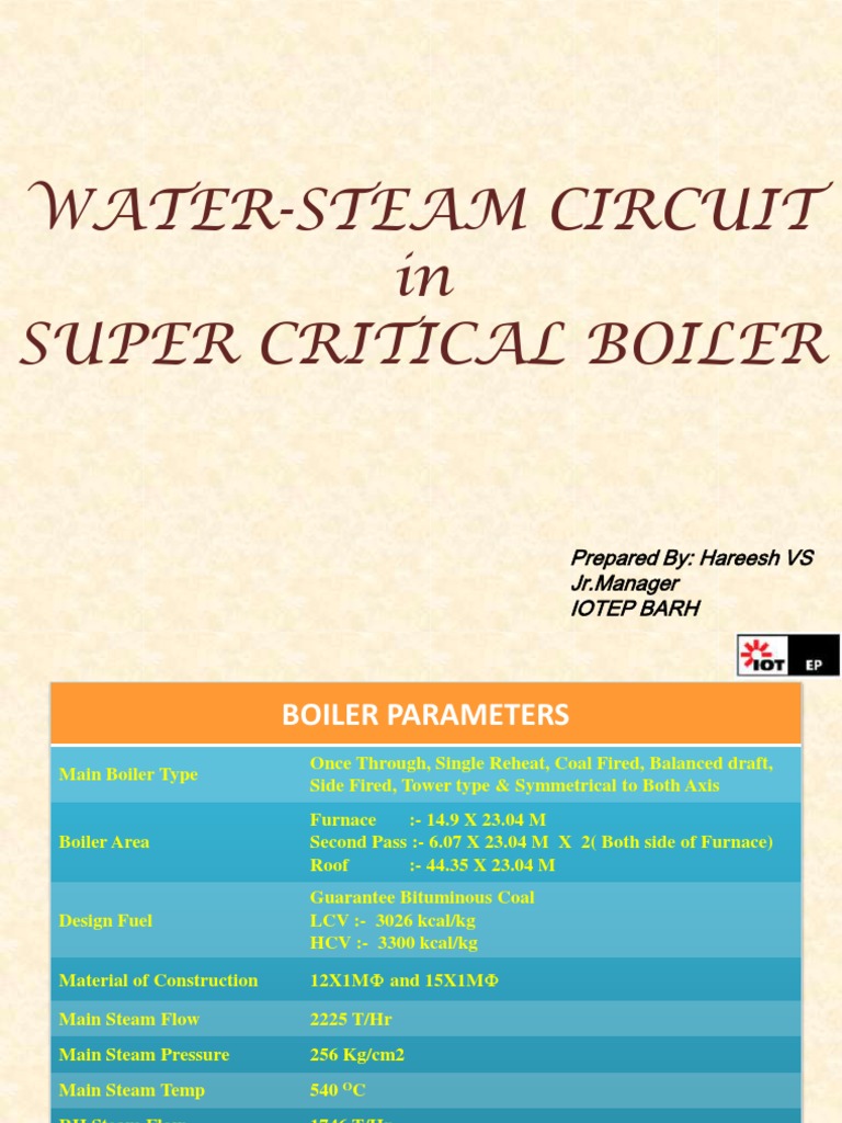 Water Steam Path | PDF | Furnace | Boiler
