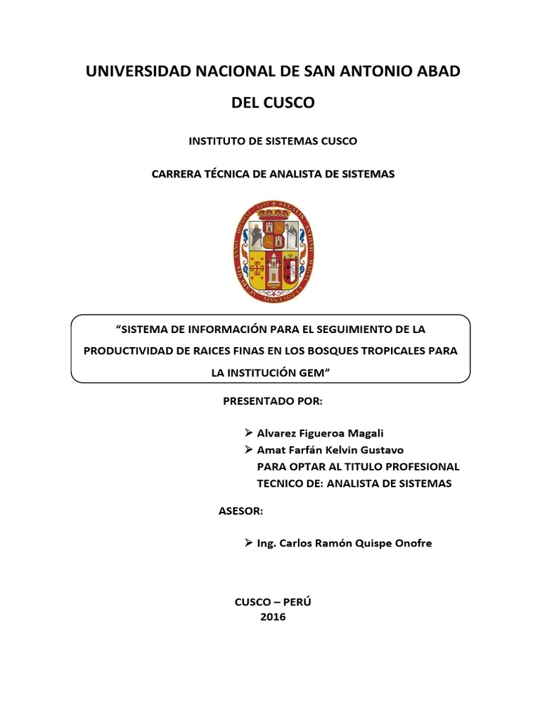 Tesis de Informatica | PDF | Ingeniería de software | Software