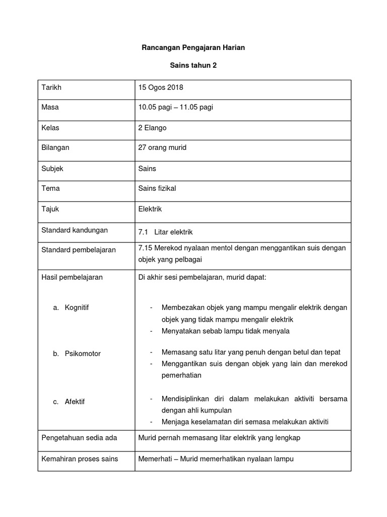 RPH t2 Elektrik | PDF