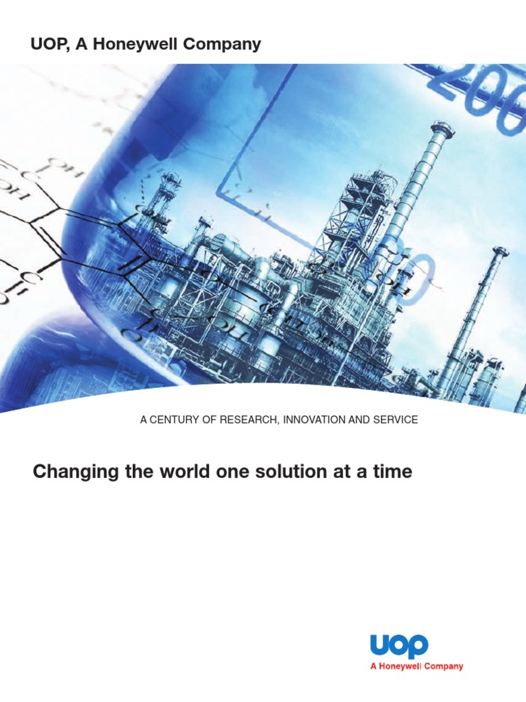 UOP Overview Brochure PDF | PDF | Natural Gas | Oil Refinery