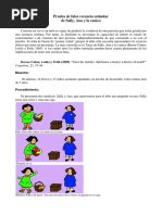 Test de Sally y Anne en Niños | PDF