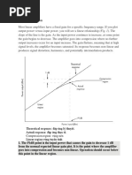 Difference Between Third Order Intercept and P1dB | PDF | Distortion | Amplifier
