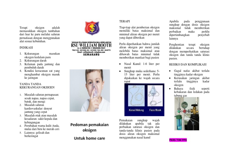 Leaflet Oksigen Home Care | PDF | Sains & Matematika
