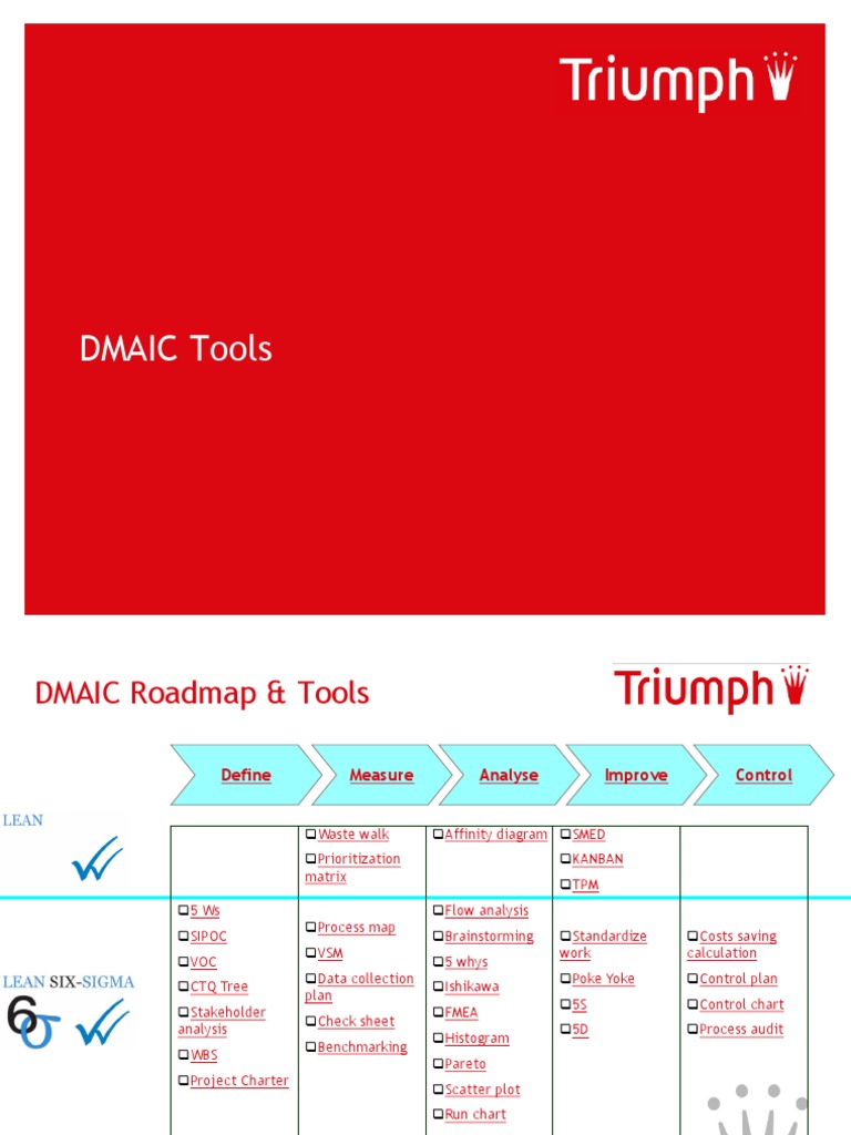 10 DMAIC Tools | PDF | Business Process | Causality