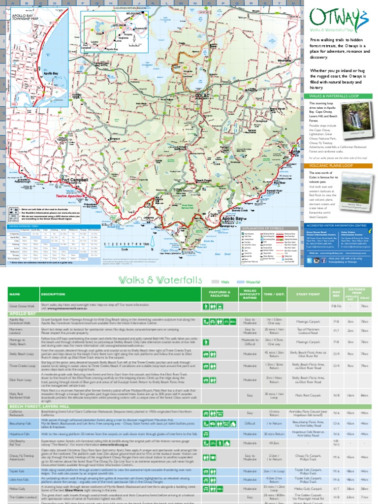 Apollo Bay Township Map | PDF | Transport | Nature
