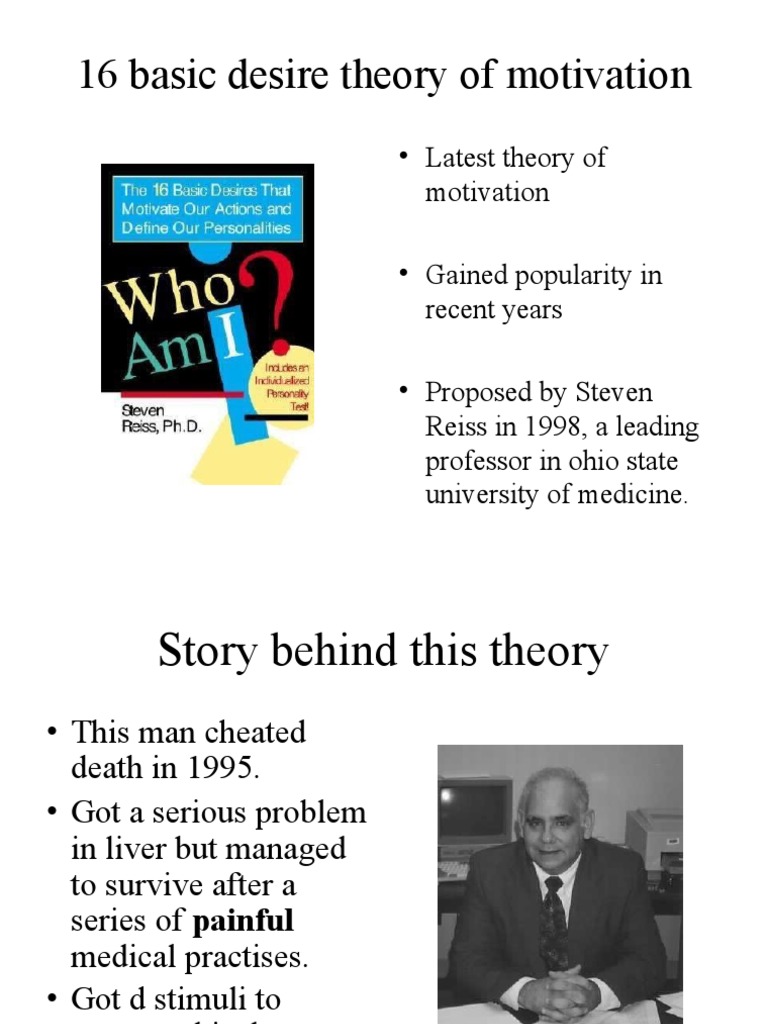 16 Basic Desires | Download Free PDF | Motivational | Motivation