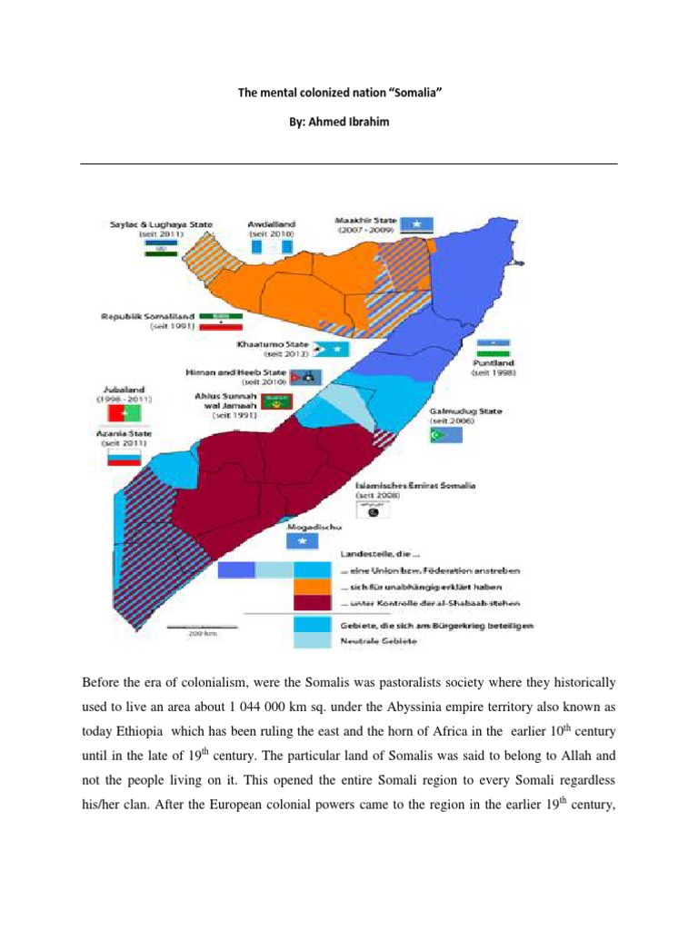 Somalia's Colonial Legacy and Sovereignty Issues | PDF | Somalia | Ethiopia