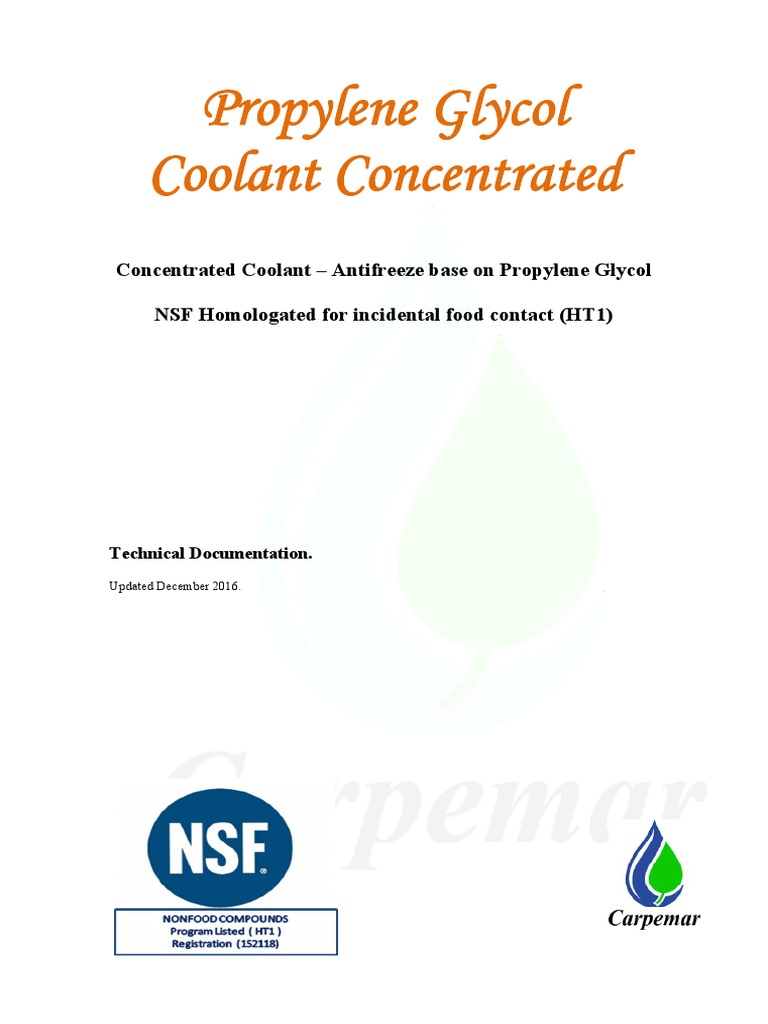 Propylene Glycol | PDF | Chemical Compounds | Chemistry