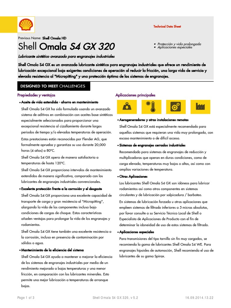 OMALA-S4-GX-320 Curva V-T PDF | PDF