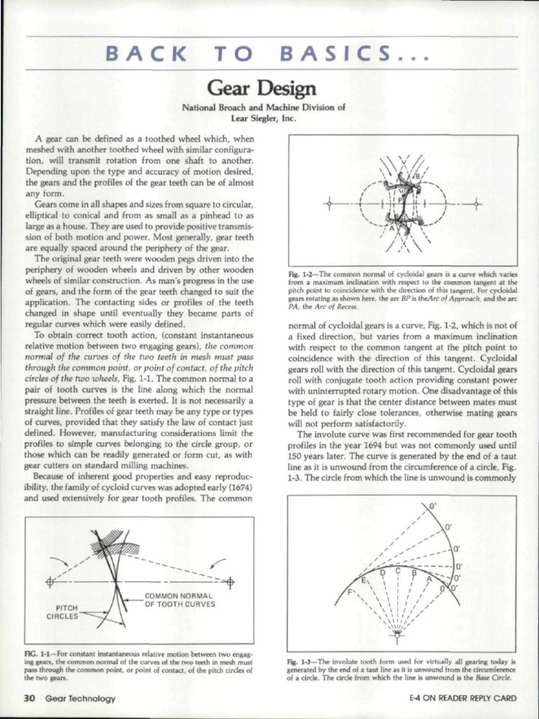 Understanding Gear Design Basics | PDF | Gear | Circle