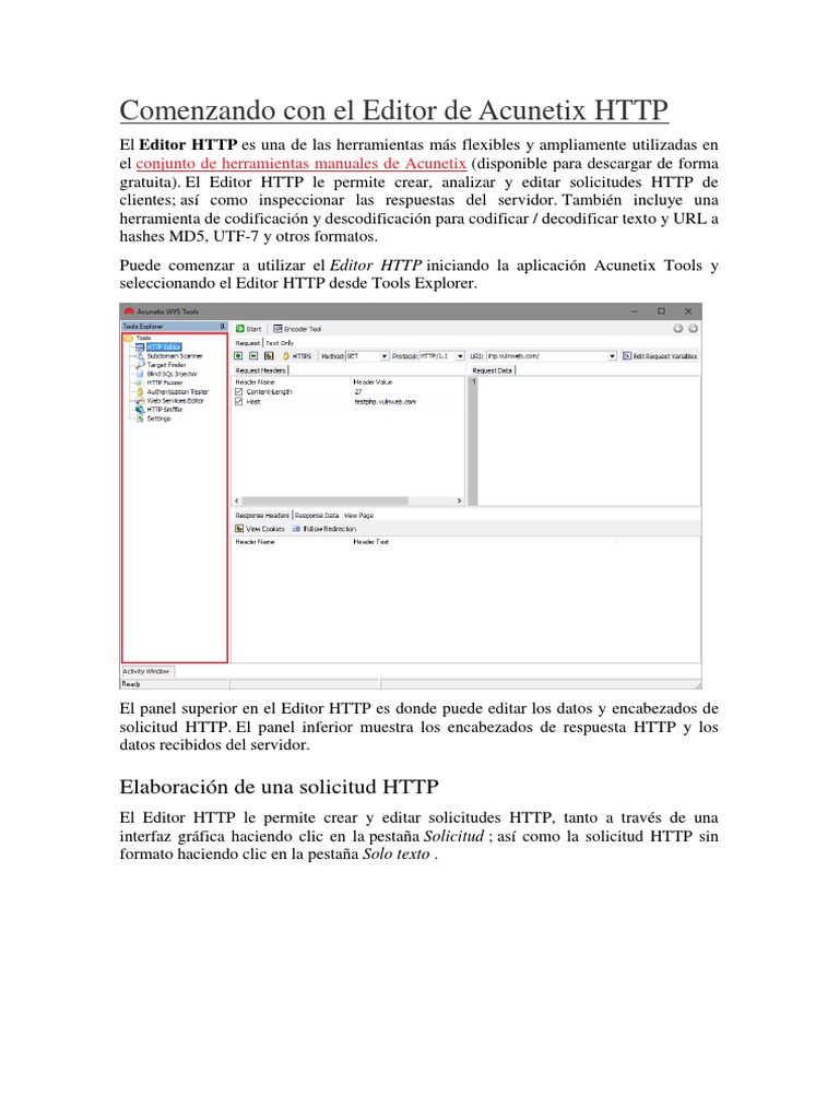 Manual Acunetix | Descargar gratis PDF | Servidor web | Internet y web
