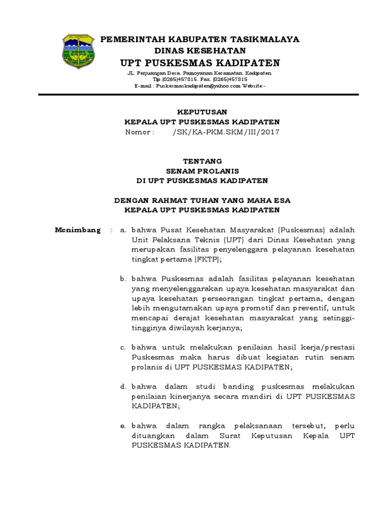 7 SK Senam Prolanis | PDF