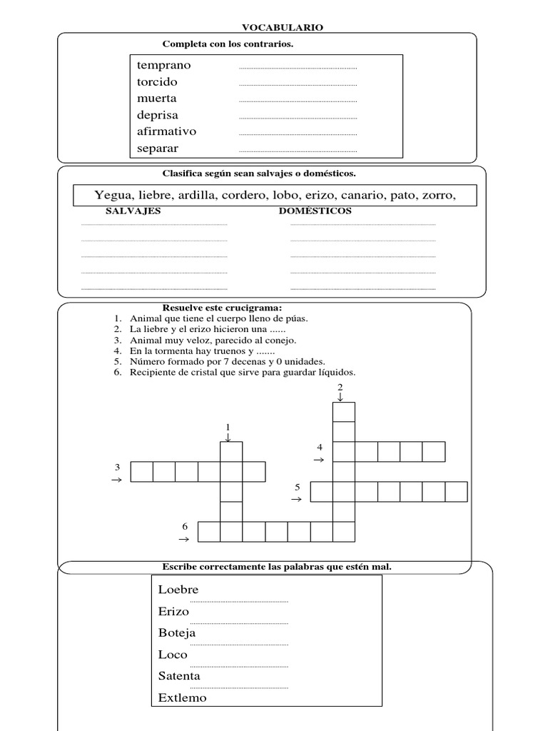 Actividades - La Liebre y El Erizo | PDF | Ocio