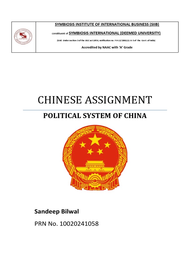 Overview of China's Political System | PDF | Autonomy | Special ...