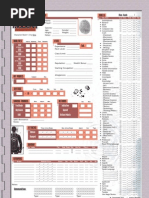 D20 Modern Character Sheet | D20 System | Tabletop Games