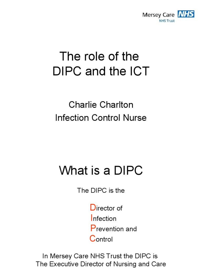 Charlie - The Role of The Dipc and ICT-Web | PDF | Nursing | Health Care