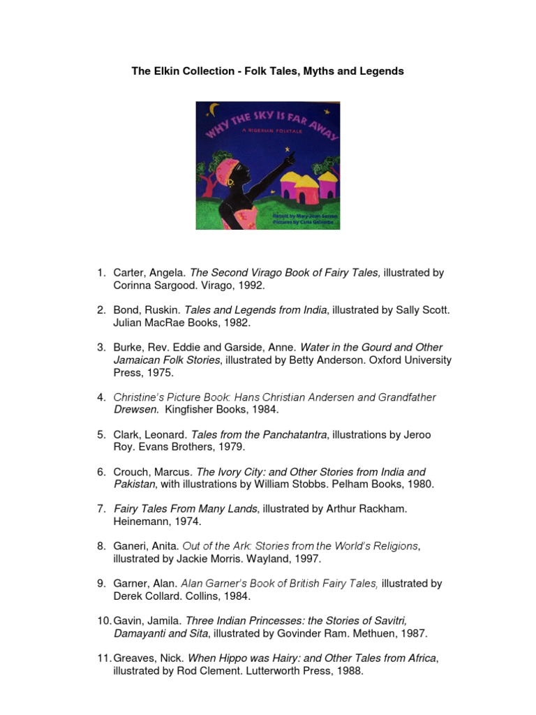 Exploring Folklore from Around the World: A Comprehensive Collection of ...