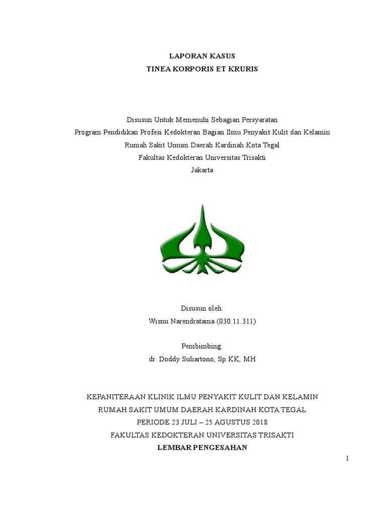 Case Report Tinea Korporis Et Kruris | PDF | Sains & Matematika