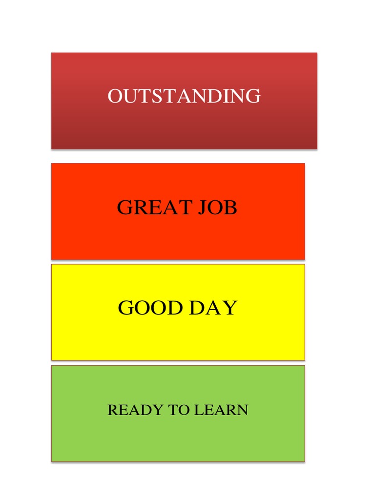 Outstanding: Great Job | PDF