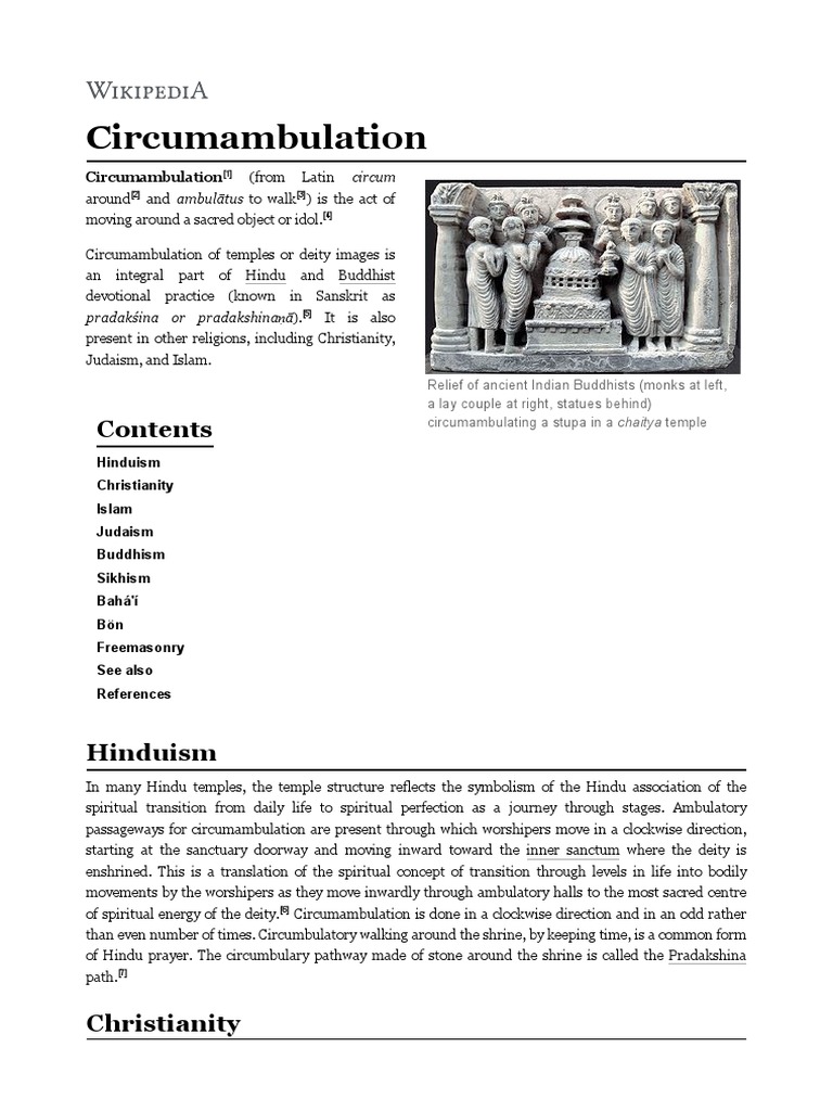 Circumambulation | PDF | Rituals | Religion And Belief