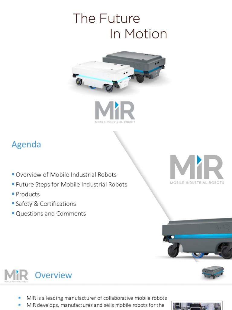MiR Company Presentation | PDF | Computing And Information Technology