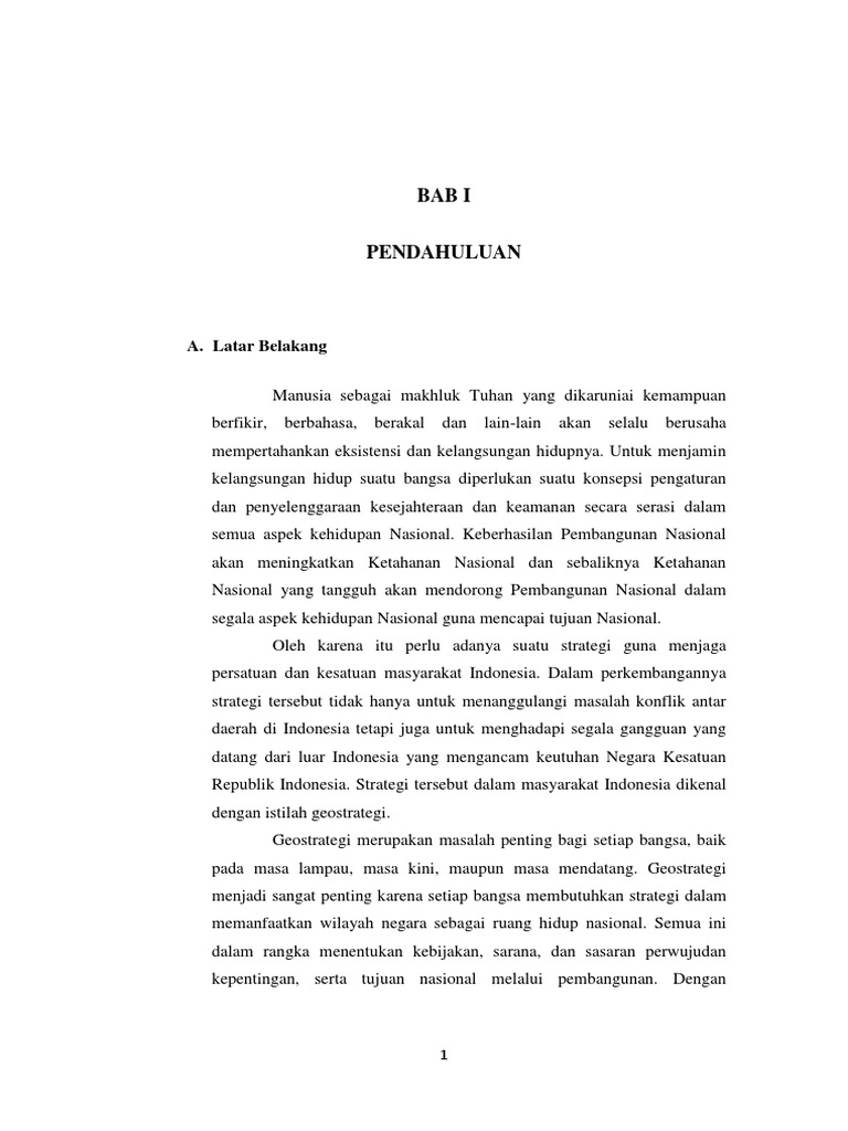 Makalah Astagatra | PDF