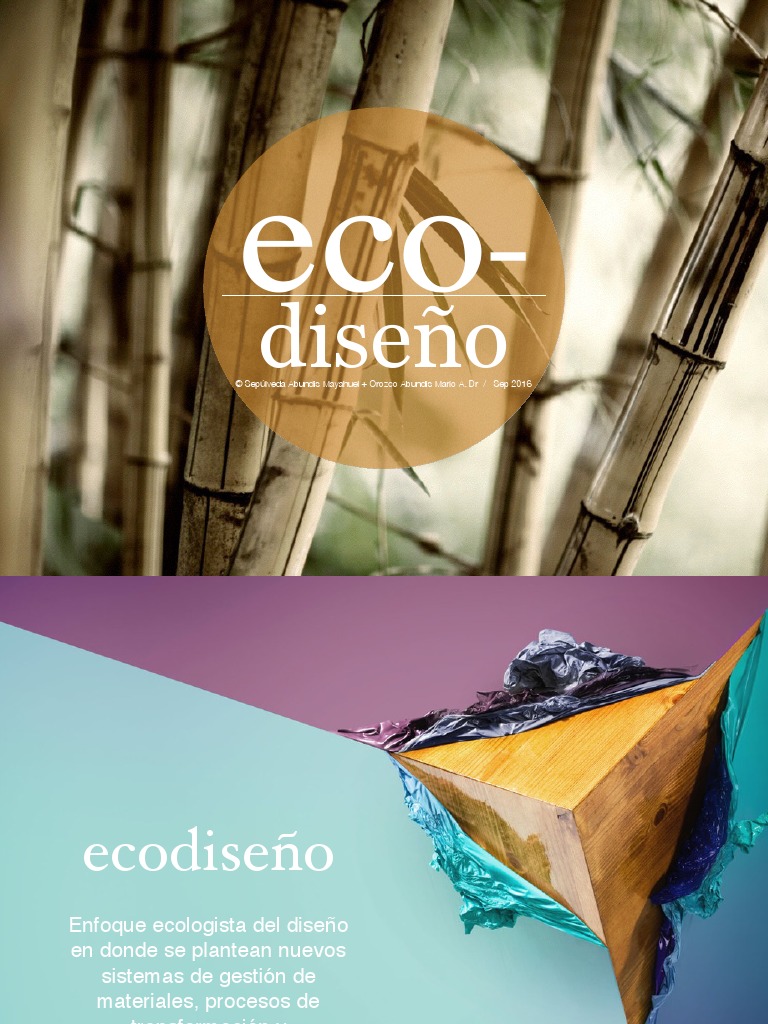 Ecodiseno | PDF | Evaluación del ciclo de vida | Desarrollo sostenible