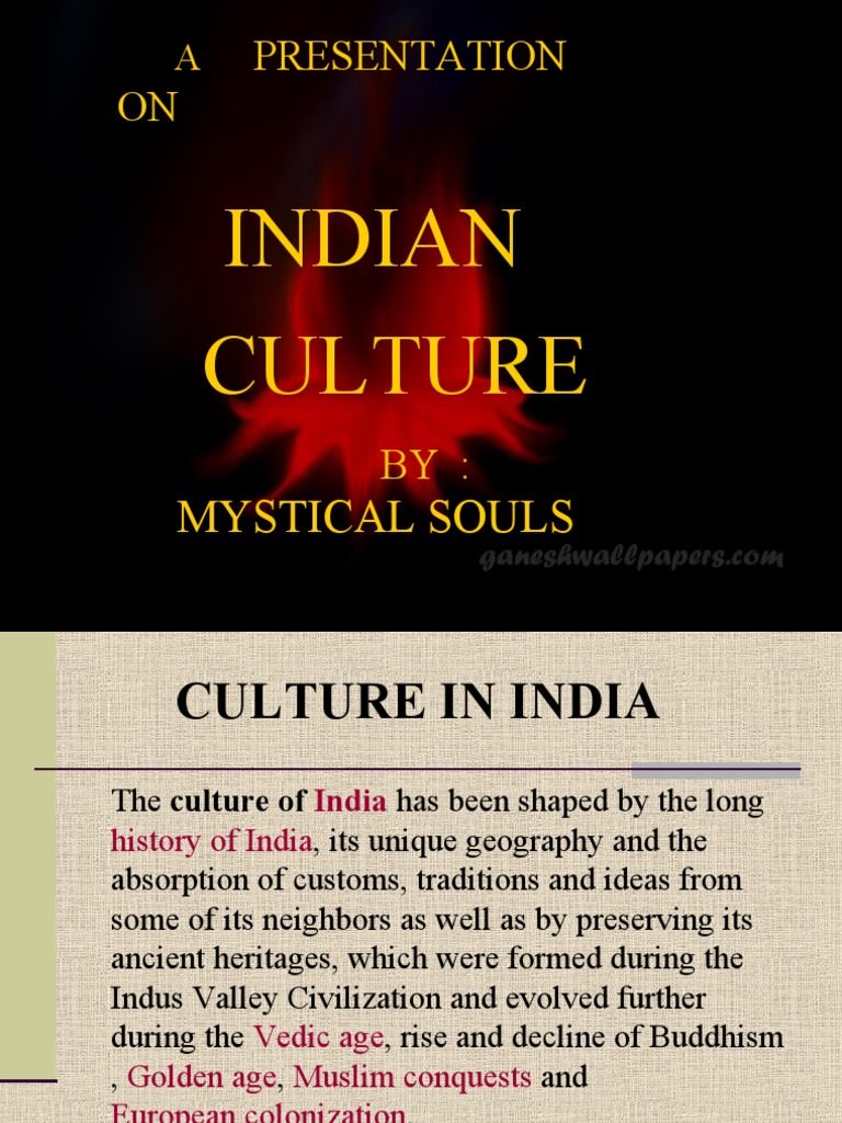 Presentation ON: Indian Culture | PDF