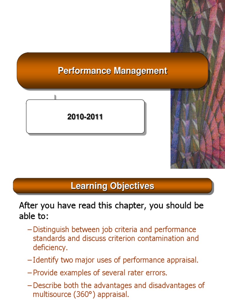 Characteristics of Effective Performance Management | PDF | Performance ...