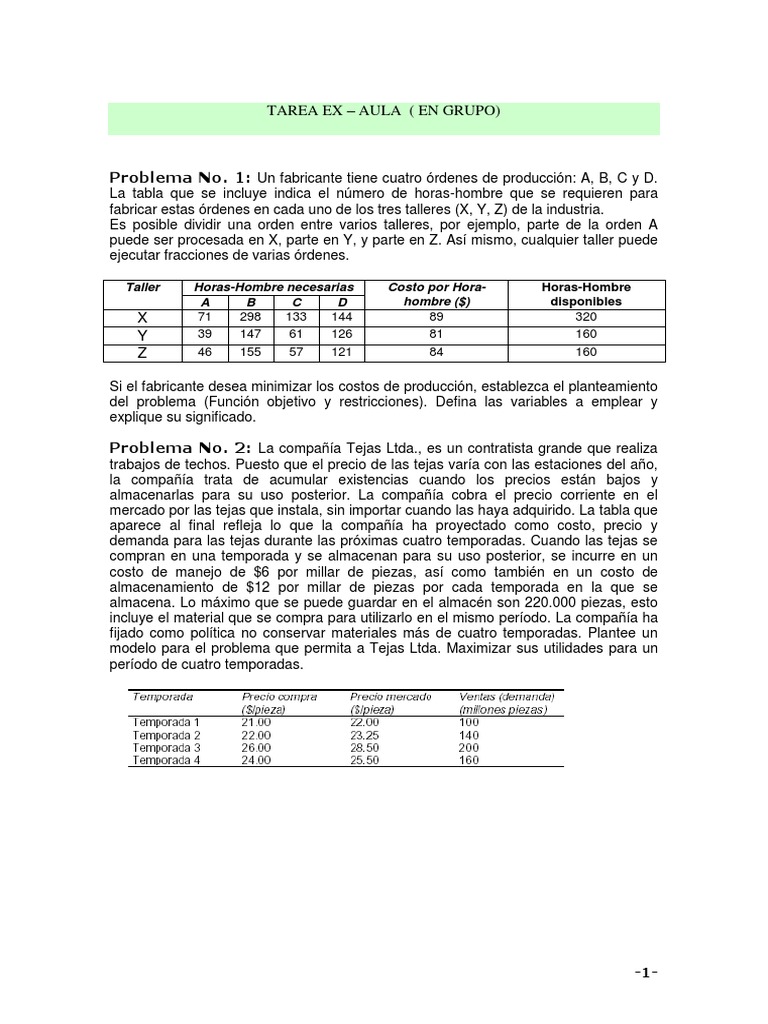 IOP - Tarea Ex - Aula 1 | PDF | Business