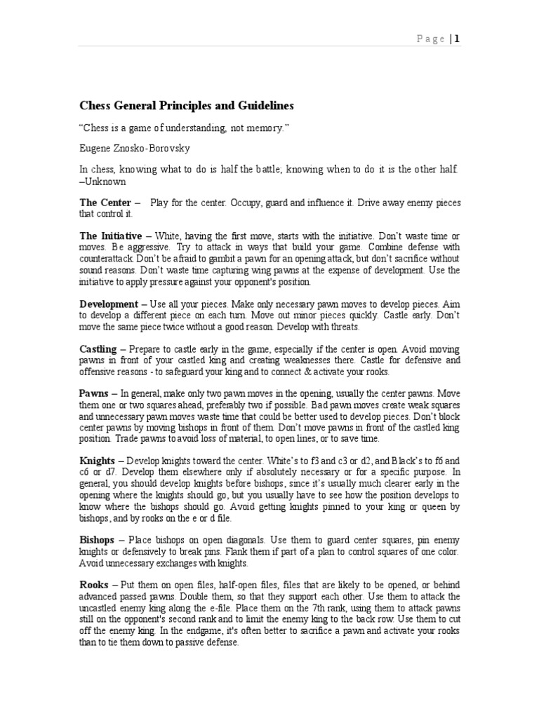 Chess Theories | PDF | Chess Openings | Chess Strategy