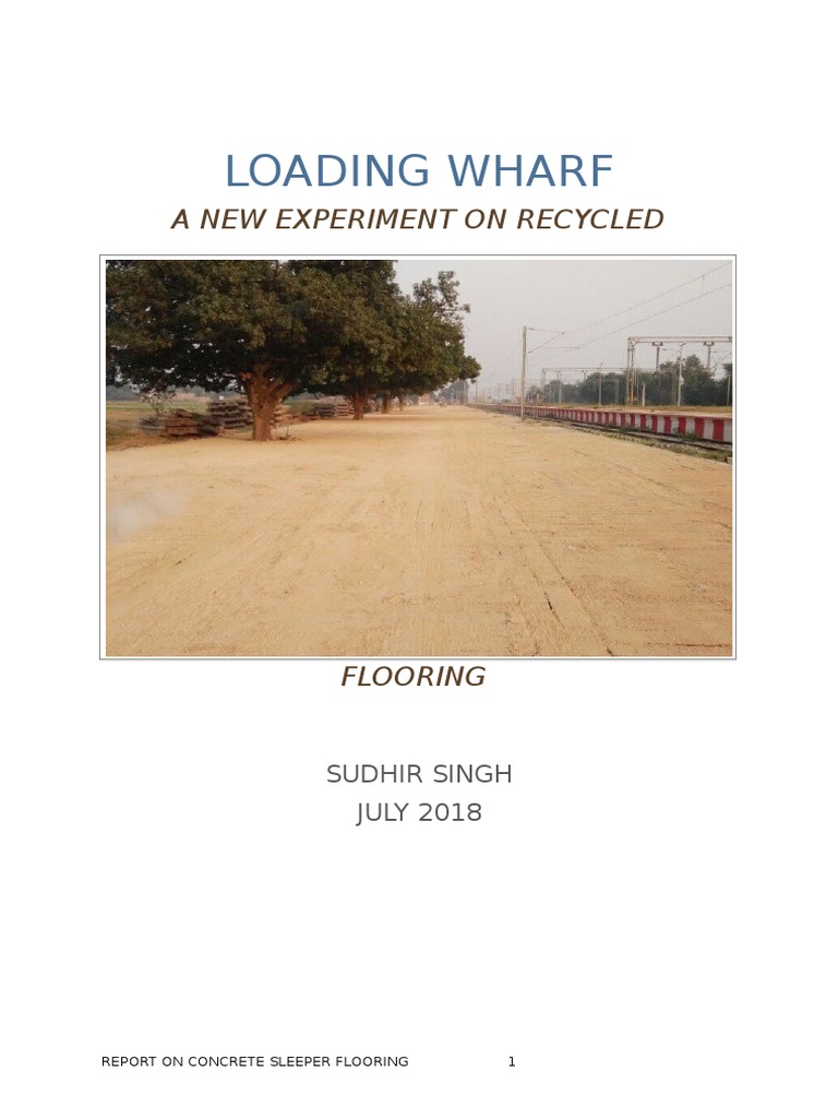 Loading Wharf: A New Experiment On Recycled | PDF | Track (Rail ...